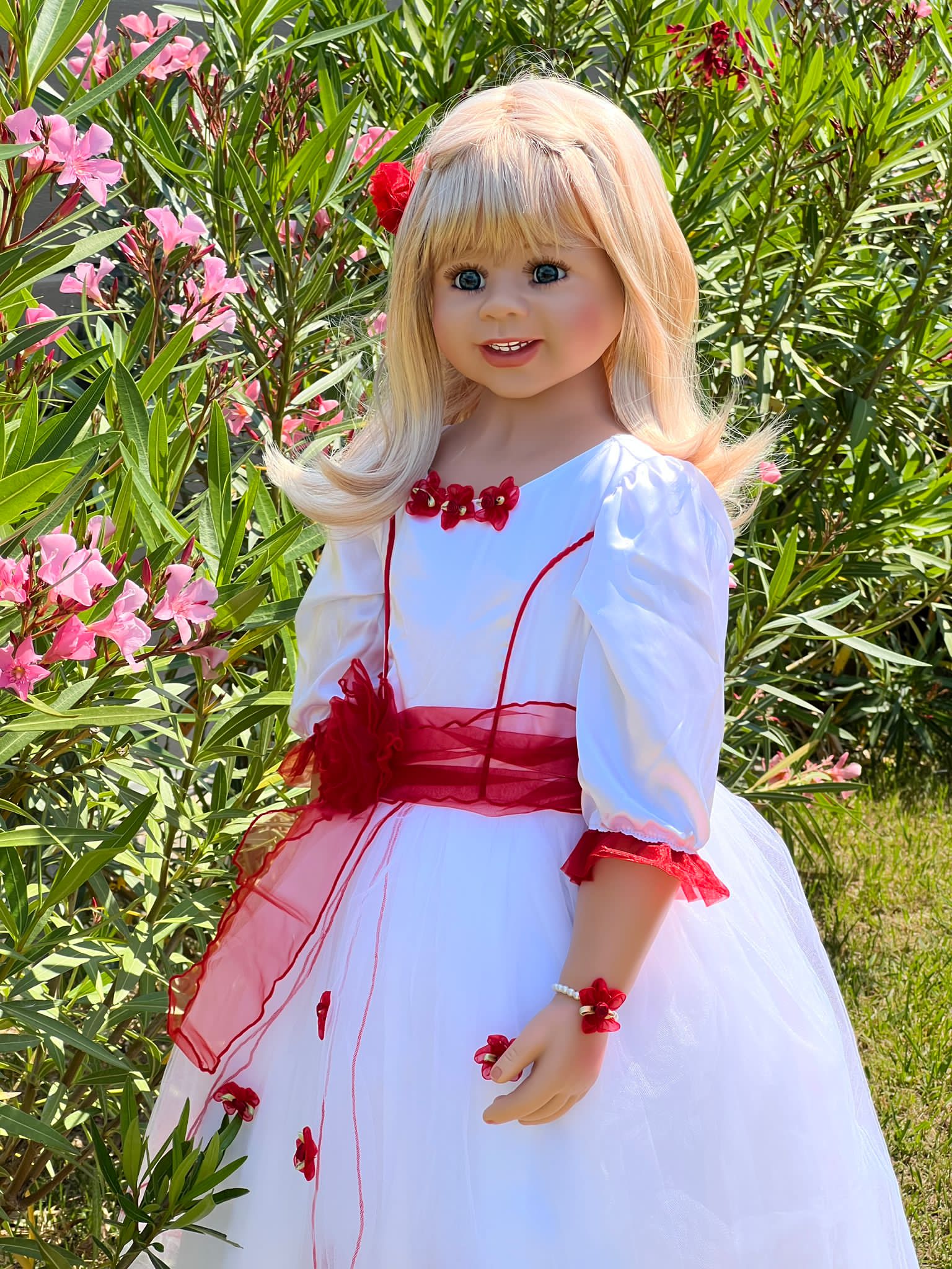 CMT Puppengalerie - NEU: Coco von Monika Levenig - blond - 112 cm